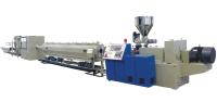 China Low Noise Single Screw Extruder for PP/PE Corrugated Pipe Production - 11-125KW Power, 12m/min Speed for sale