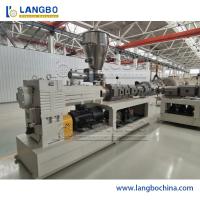 China Industrial Twin-Screw PVC UPVC CPVC Pipe Extrusion Line 16-630mm for Water Drainage Conduit for sale