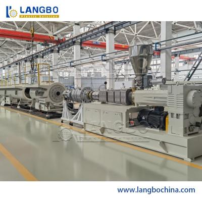 China 150KG High Capacity PVC Pipe Extrusion Line with Dust-Free Cutting System for 16-800mm Diameter Pipes for sale