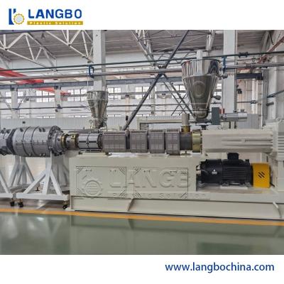 China PVC Twin Screw Extruder for Fiber Reinforced Plastic Pipe Production - Temperature Range -10°C to +65°C for sale