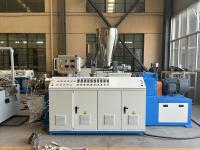 China Conical Twin Screw PVC Skirting Profile Extrusion Production Line 55kw 800mm for sale