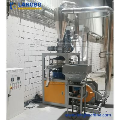 China Waste Plastic PE LDPE Grinding Pulverizer Machine for sale
