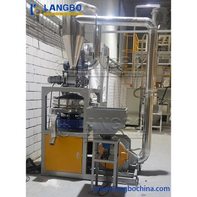 China PE PP PVC Automatic High Speed Plastic Pulverizer Machine 100-900kg/h 15-100mesh for sale