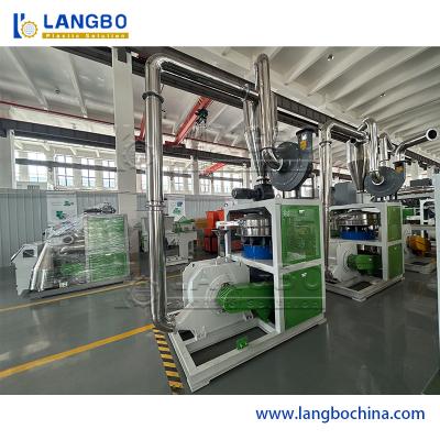 China PE Pet PP PVC Wasted Nylon Pulverizer Plastic Bottle Grinding Machine for sale