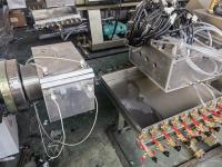 China PVC Profile Extrusion Line 22kW to 55kW Twin Screw Extruder for Window Door Ceiling Profiles for sale