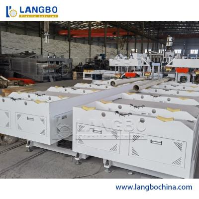 China Single Screw Extruder Plastic Pipe R U Rentangle Square Shape Mould Belling Machine PVC Tube Expanding Socket Machine for sale