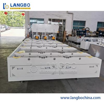 China Full Automatic PVC Pipe Belling Machine SGK Series 20-630mm Double Heating Furnace for sale
