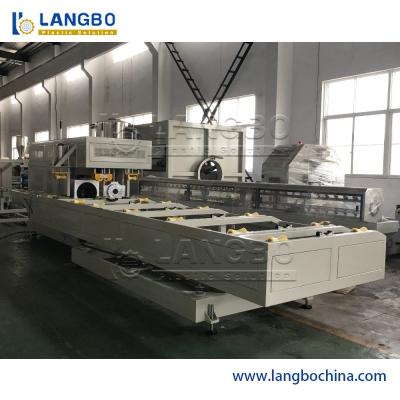 China Full Automatic PVC UPVC Pipe Belling Machine 20-630mm Double Heating Furnace for sale