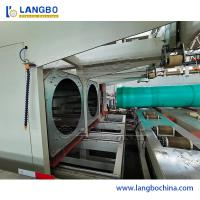 China Pipe Diameter 16-630mm Large Diameter U Type Belling Machine With Single Screw Extruder for sale