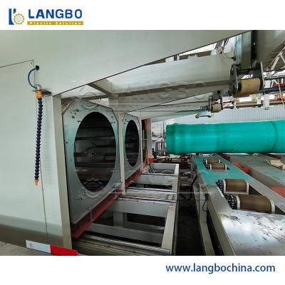 China Pipe Diameter 16-630mm Large Diameter U Type Belling Machine With Single Screw Extruder for sale