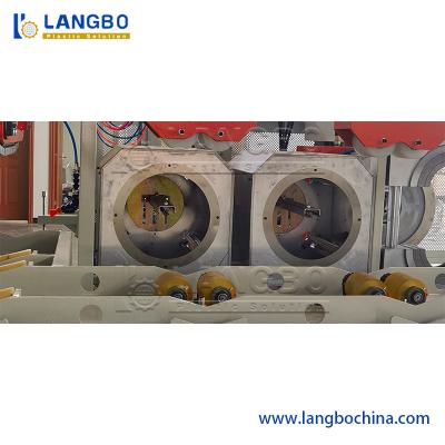 China 315mm PVC Pipe Belling Machine Plastic R Type Socket Expander 6m Length 280°C Heater for sale