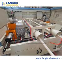 China Plastic Pipe Belling Machine Full Automatic Type Providing Socket Forming And Extrusion Line Integration With Adjustable Motor Control Bracket for sale
