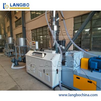 China PVC Plastic Pellets Making Machine / PVC Granulating Machine / PVC Granules Production Line for sale