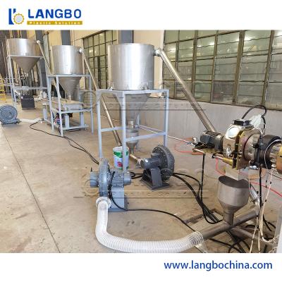 China Conical Twin Screw Extruder Filler Masterbatch Granulator 50-93mm 28-64 L/D for sale