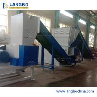 China Single Shaft Plastic Shredder 300-1000kg/hr for HDPE PP PE Lumps Pipe Bags Film for sale