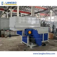 China Single Shaft Shredder 300-1000kg/hr for Plastic PP PE Film Metal Paper Wood Recycling Machinery for sale