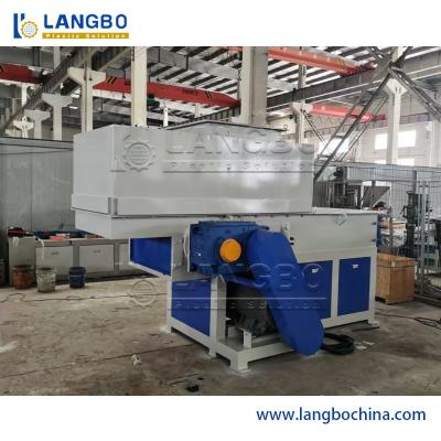 China Single Shaft Shredder 300-1000kg/hr for Plastic PP PE Film Metal Paper Wood Recycling Machinery for sale