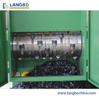 China 37KW Motor Power 500-1000KG/HR Capacity Double Shaft Shredder with 2 Years Warranty Plastic Recycling Machine for sale