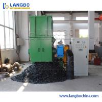 China Plastic Recycling Machine Single Shaft Shredder 300kg/hr for HDPE LDPE PP for sale