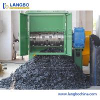 China Large HDPE PE PP Lumps Plastic Pipe Shredder Crusher with Export Standard Packing for sale