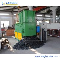 China Double Shaft Plastic Shredder Machine with 37KW Motor Power 500-1000KG/HR Capacity and 2 Years Warranty for sale