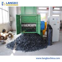 China 45kW 55kW Industrial Single Shaft Plastic Lumps Shredder Machine 300-1000kg/h for sale