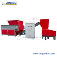 China Single Shaft Plastic PE PP BOPP Film Shredder Machine for sale