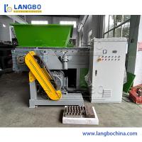 China Plastic Single Shaft Shredder 300-1000kg/hr for PP HDPE LDPE Film Bags Bottles Recycling for sale