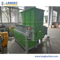 China Double Shaft Shredder with 500-1000KG/HR Capacity and 37KW Motor Power for Plastic Recycling with 2 Years Warranty for sale