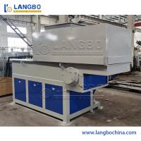 China HDPE Pipe Single Shaft Shredder Rubber Head Plastic Waste Recycling Shredder Machines Price for sale