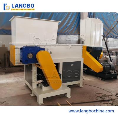 China Industrial Plastic Shredder Crusher Machine 18-110kW for PVC Pipe Waste Recycling Crushing for sale