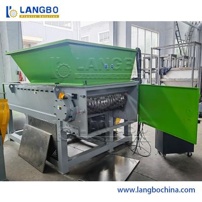 China Single Shaft Shredder For Plastic Melt Lumps 110KW for sale