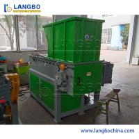 China Single Shaft Shredder 300-1000kg/hr for HDPE LDPE PP Plastic Pipe Lump Recycling Machine for sale