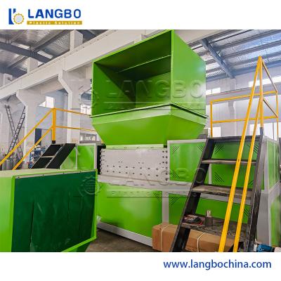 China Industrial Plastic Shredder Crusher Machine 18-110kW for PVC Pipe PE PP Film Waste Recycling for sale