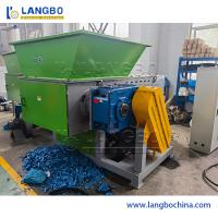 China Single Shaft Plastic Shredder 300-1000kg/hr for PP PE HDPE LDPE Recycling Waste Grinding Machine for sale