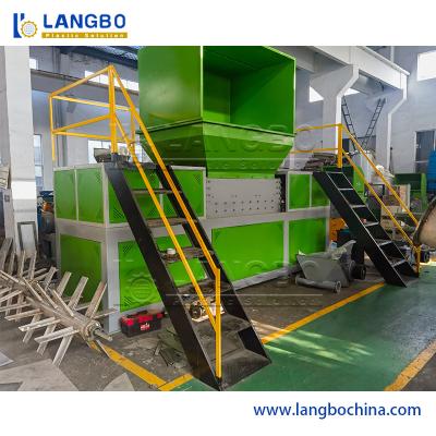 China Plastic Crusher Waste Plastic Recycling Crusher Machine Tire Scrap Shredding Shredders Machine for sale