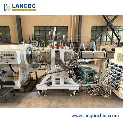 China PE Pipe Extrusion Production Line Co Extrusion Plastic Extruder Machine for sale