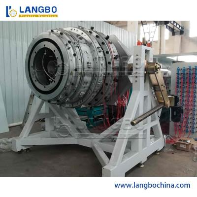 China PVC CPVC UPVC HDPE PE PP PPR Pipe Extrusion Machine 16-630mm Twin Single Screw Extruder for Water Gas Supply for sale
