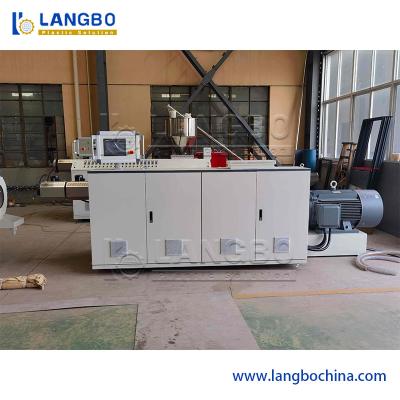 China 110mm PE Pipe Production Extrusion Line PLC Single Screw Extruder 20-110mm for sale