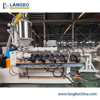 China PE Pipe Extrusion Machine 45KW Vacuum Calibration for Water Supply Pipes 20-63mm for sale