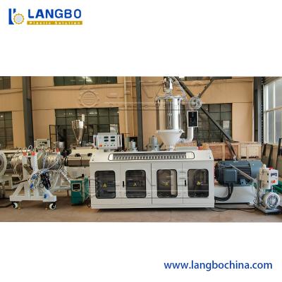 China Plastic HDPE PPR Pipe Extruding Making Machine / PE Pipe Extruder Production Line for sale