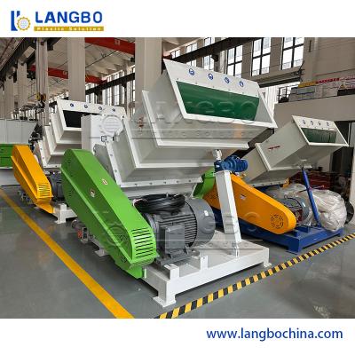 China Industrial Plastic Crusher Machine for PVC Pipe PP PE Waste Recycling 800mm Chamber 55kW for sale