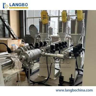 China PPR Pipe Extrusion Line with Co Extrusion Technology PLC Control System and 250-300kg/h Capacity for Plumbing and Floor Heating for sale