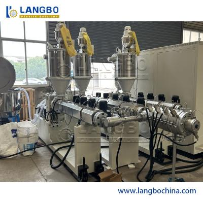 China PE Co Extrusion PPR Pipe Production Line 350kgs/H Multi Layer Tube 160mm for sale