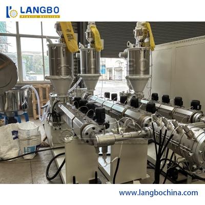 China Durable PPR Pipe Extrusion Line With Automatic Meter Counting For 20mm - 110mm Diameter And 120kg/h Output for sale