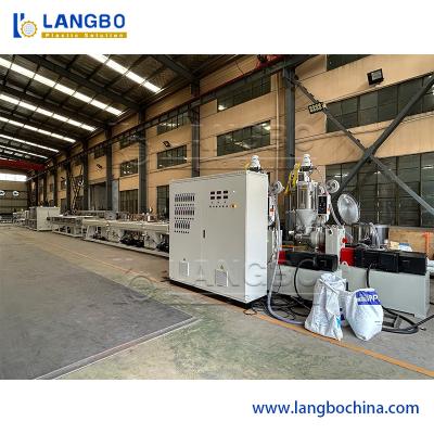China Single Screw PPR Pipe Extrusion Machine with Multi-Layer Co-Extrusion Technology for 20-63mm Pipe Range for sale