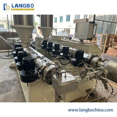 China PPR PE HDPE Plastic Pipe Extrusion Production Line 20-160mm Output 100-300kg/h for sale