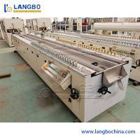 China 150KG/H PVC Profile Extrusion Line with PLC Touch Screen Control - 51-80mm Screw Diameter, 4.5-14m Table Length for sale