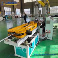China PP PE PVC Plastic Corrugated Electric Conduit Pipe Making Machine 16-160mm Diameter 40-180kg/h Output for sale