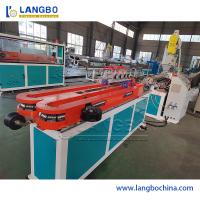 China PVC PE PP HDPE Single Double Wall Corrugated Cable Duct Pipe Extruder Machine 16-160mm 45kW for sale